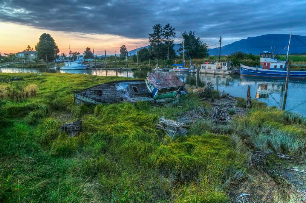 Samish River Boat | North Western Images - photos by Andy Porter
