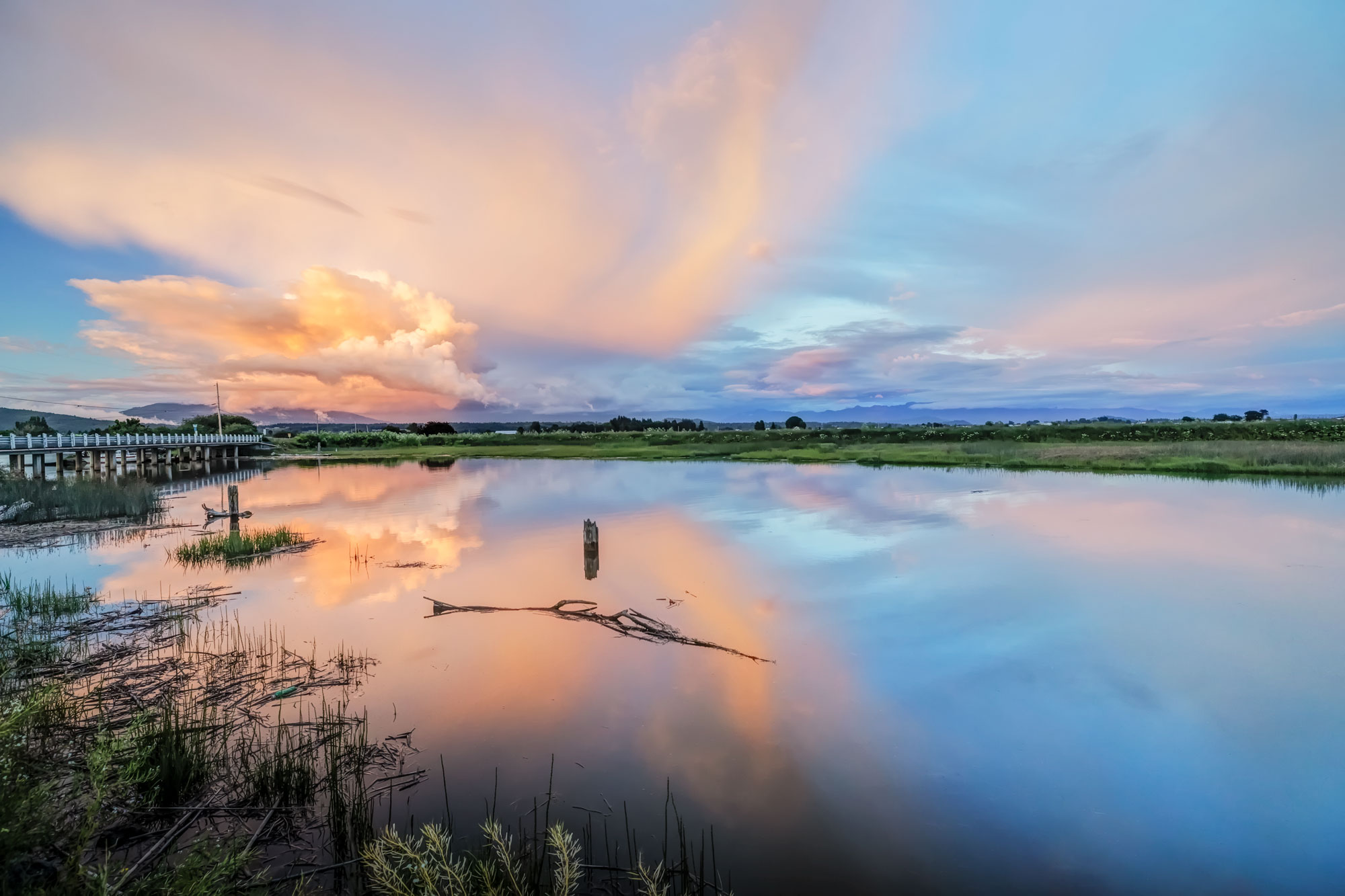december-samish-river-at-sunset | North Western Images - photos by Andy ...